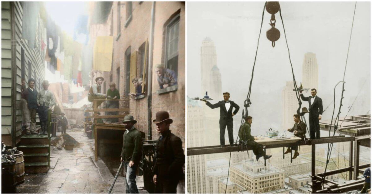 These Rare Colorized Images Bring Old New York To Life | WithTheFirstPick