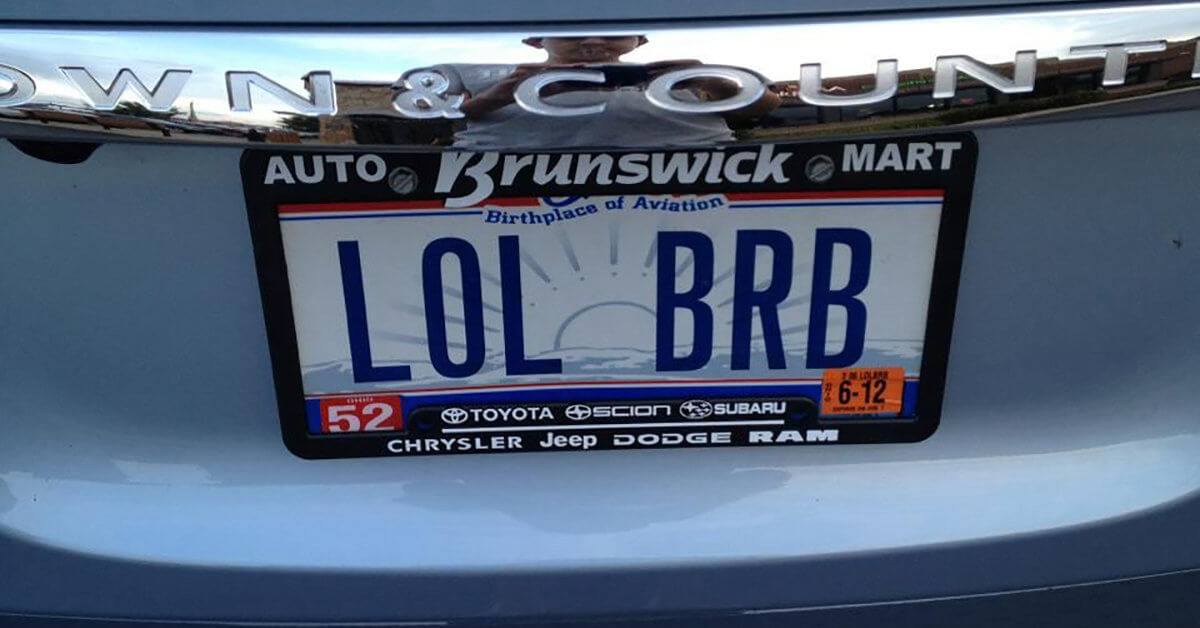 These Cars' Bizarre License Plates Surprisingly Made It Past the DMV ...