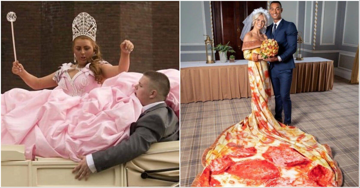 These Are the Strangest Wedding Dresses We've Ever Seen | WithTheFirstPick